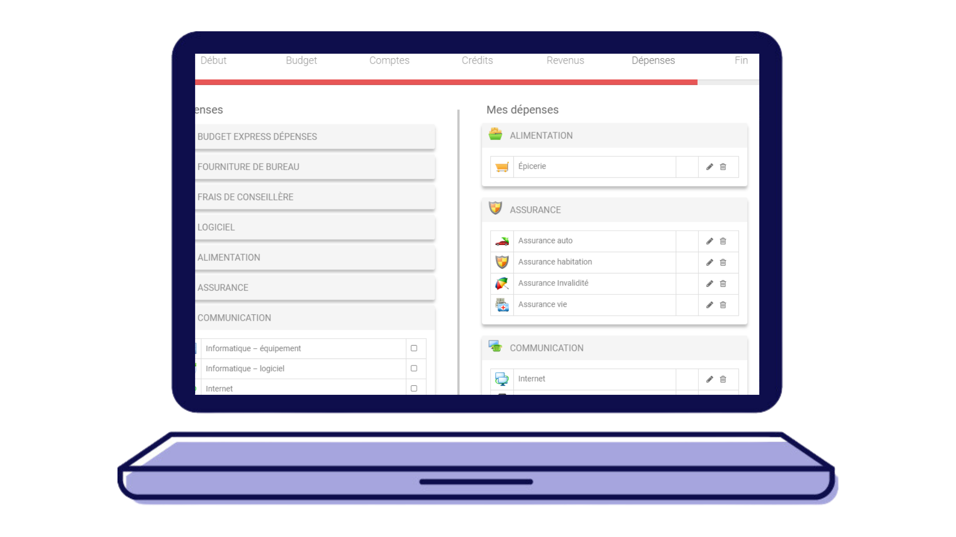 Home - Logiciel de finance personnelle